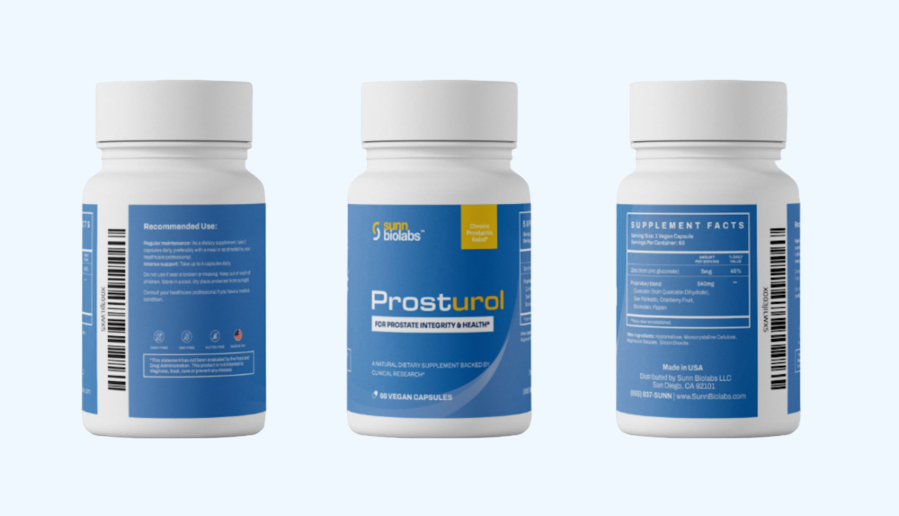 Prostatitis Treatment | BPH | CPPS - Prosturol – Sunn Biolabs